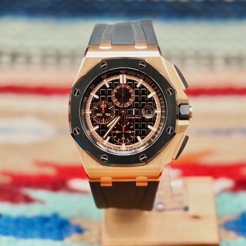 Audemars Piguet Royal Oak Offshore 26401RO.OO.A002CA.02 Rose gold Black ...