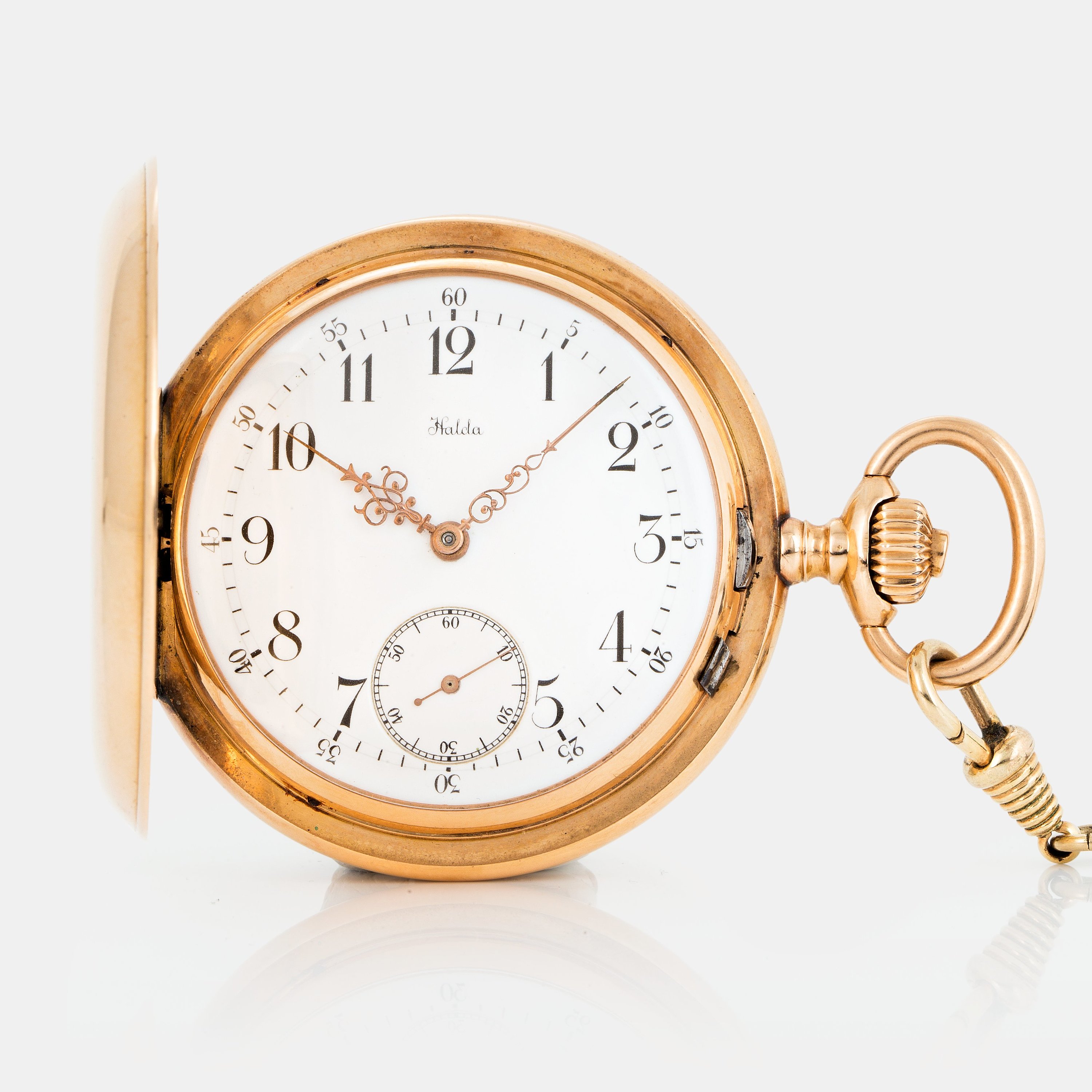 Halda Watch Company Yellow gold White 1902 Sweden | Important ...