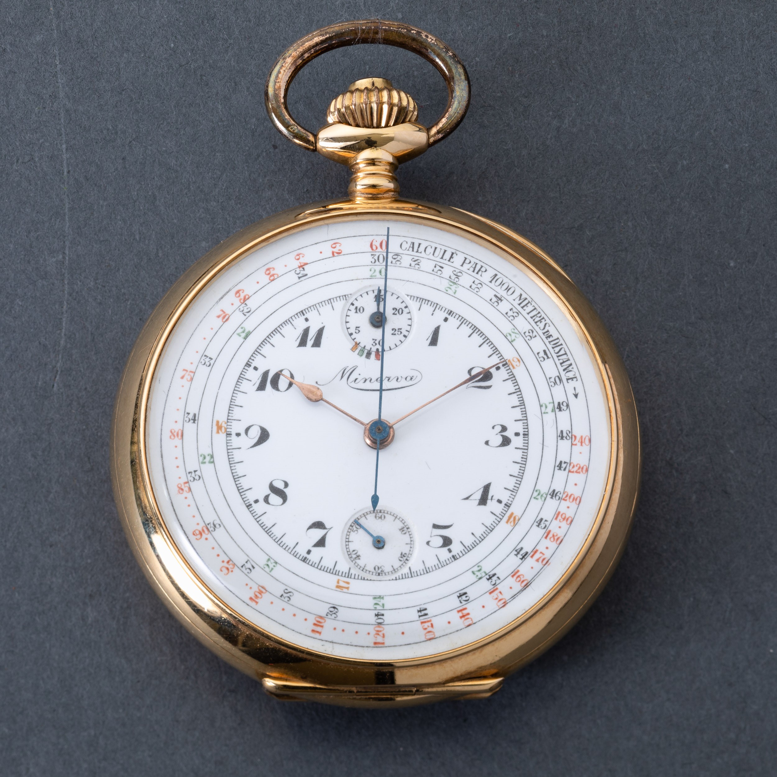Minerva Yellow gold White 1930 Italy | Pocket Watches | Lot 61 | EveryWatch