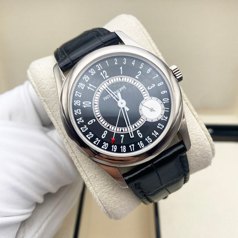 Patek Philippe Calatrava 6006G-001 White gold Black United States ...