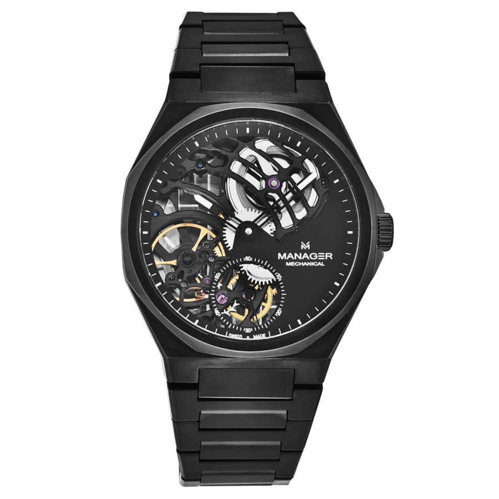 Manager Revolution MAN-RM-09-NM Stainless steel Black | Dealer | EveryWatch