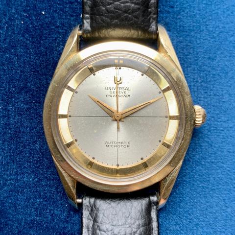 Universal Genève Polerouter Universal Geneve Polerouter Yellow gold and ...