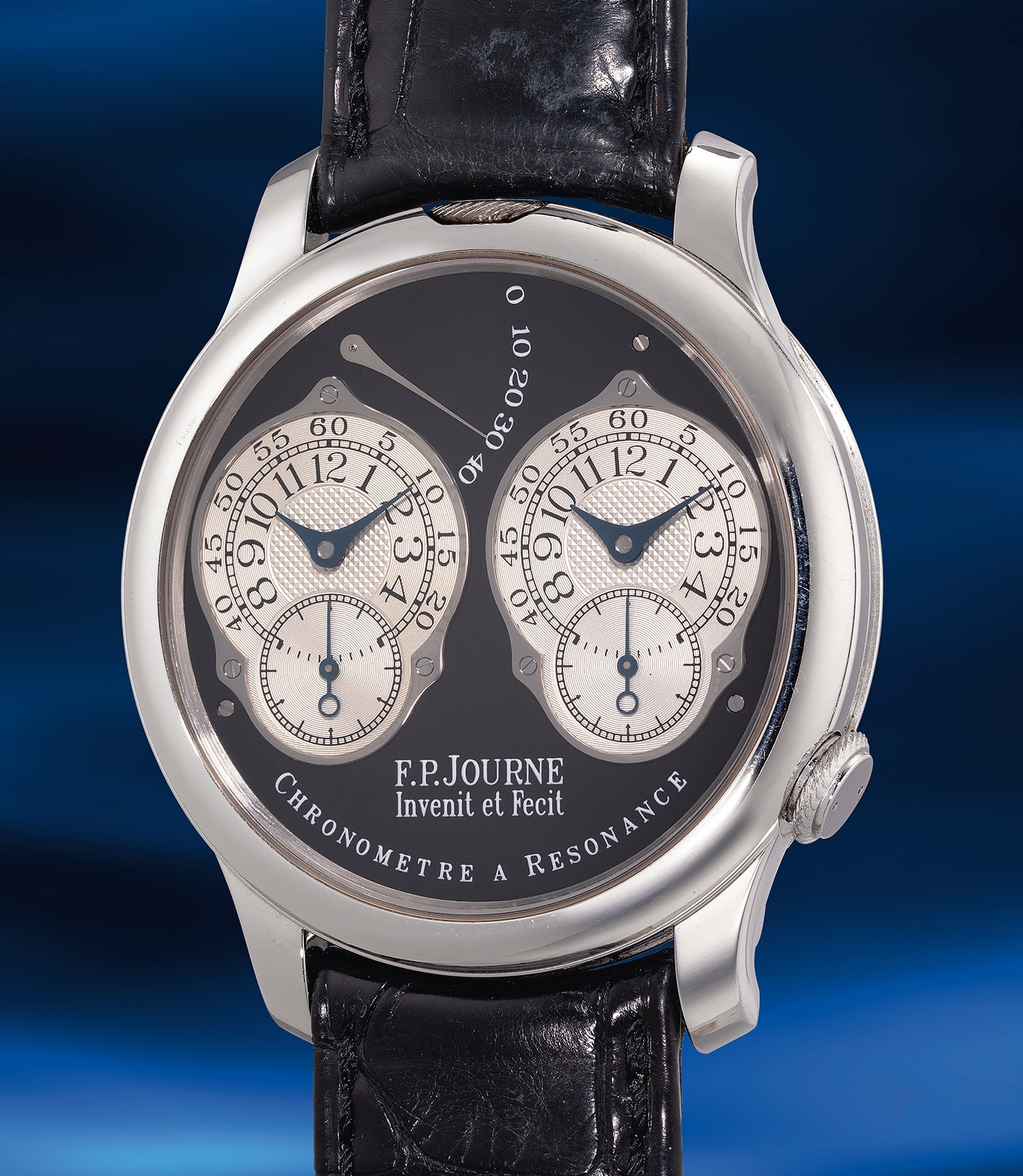F.P. Journe Chronomètre à Résonance Platinum Black 2009 Hong Kong | The ...