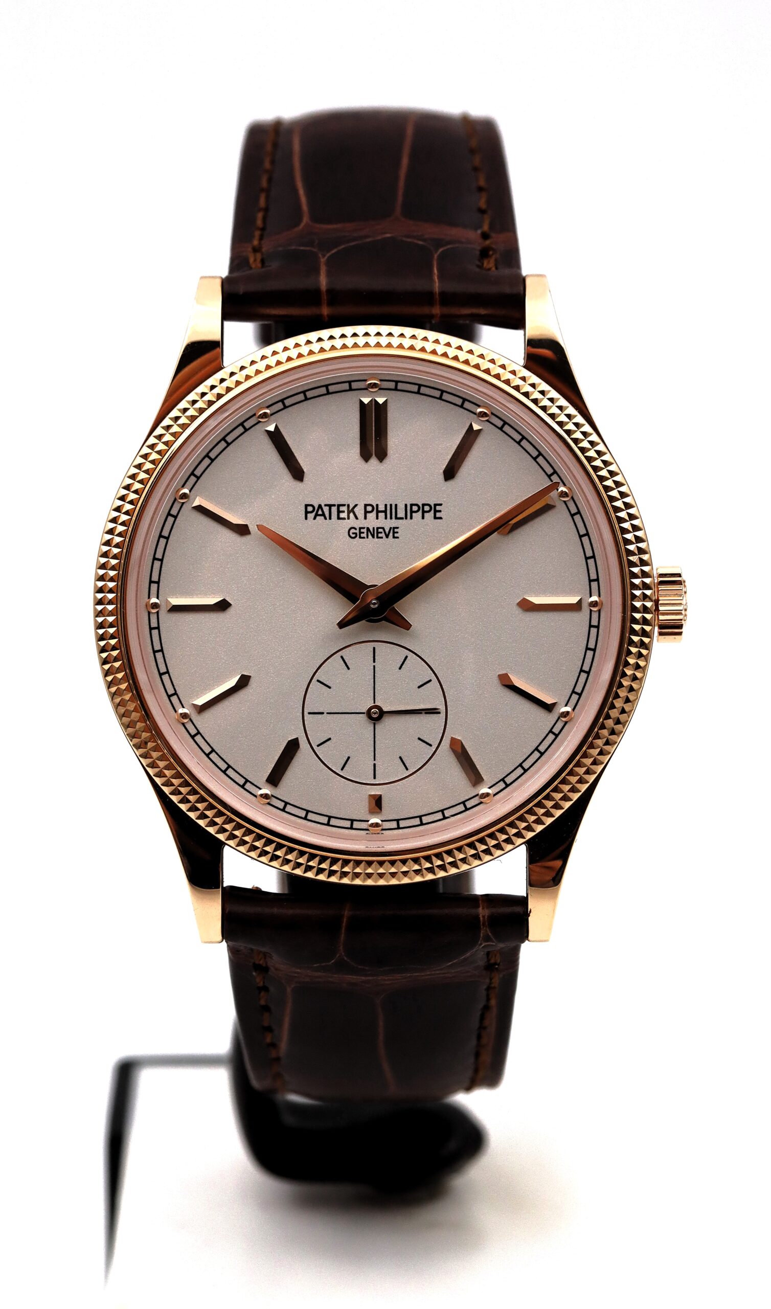 Patek Philippe Calatrava 6119R-001 Rose gold Silver 2025 Italy | Dealer ...